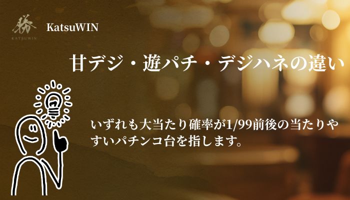 甘デジとは？遊パチとの違いや仕組み・おすすめ機種を徹底解説【初心者向け】 - KatsuWin